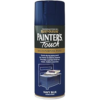 Rust-Oleum 400ml Painters' Touch Spray Paint - Navy Blue (gloss finish ...
