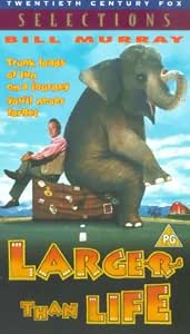 Larger Than Life [VHS] [1997] : Jerry Adler, Bill Murray, Richard Alan ...