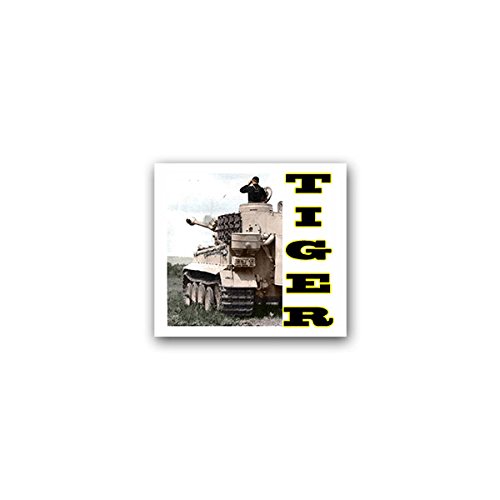 Buy Sticker Tiger Tank Armoured Combat Tank WWII German Federal Armed ...