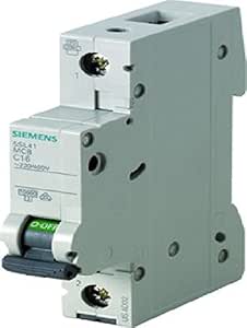 Siemens MCB 1P 6A 10KA 5SL41067RC: Amazon.in: Home & Kitchen