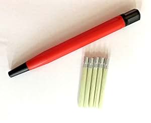 Fibre / Fibreglass Abrasive Cleaning Pencil / Pen & 5 Refills: Amazon ...