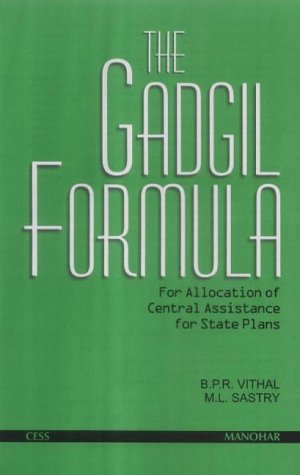 Buy Gadgil Formula: For Allocation of Central Assistance for State ...