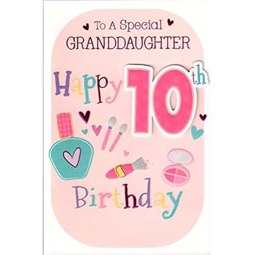 Amazon co uk Granddaughter 10th Birthday Card amazon-co-uk-granddaughter-10th-birthday-card