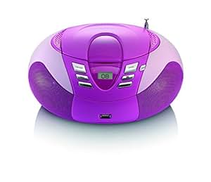 Lenco SCD-37 Radio AM/FM Portable avec Lecteur CD/mp3/wma Port USB Rose: Amazon.fr: TV & Vidéo