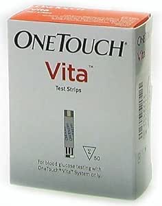 ONE TOUCH VITA TEST STRIPS - 50 : Amazon.co.uk: Health & Personal Care