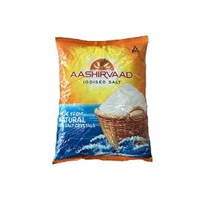Aashirvaad Salt - Iodised, 1kg Bag: Amazon.in: Grocery & Gourmet Foods