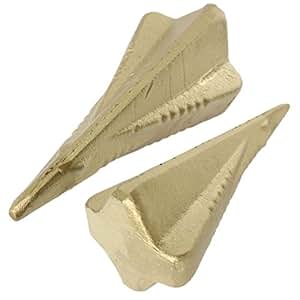 SPARES2GO 4 Way Log Grenade Wood Splitter Splitting Spike (Pack of 2 ...