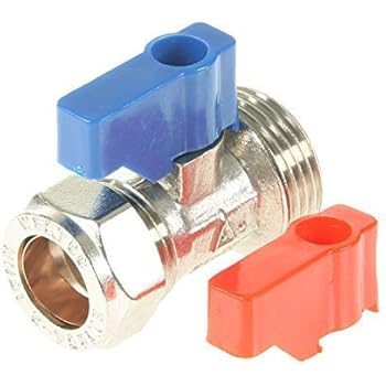 First4Spares In Line Stop Tap Isolation Valvue - 15mm Straight 3/4 ...