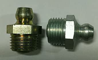 1/8"-27 NPT Straight Grease Fitting (pack of 25) : Amazon.in ...