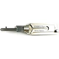SS002 Tools Lock Pick Tool for S-Groove Door Lock,Pro 2 in 1 Decoder ...