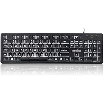 Accuratus Monster 2 - USB High Contrast Keyboard with Extra Large keys ...