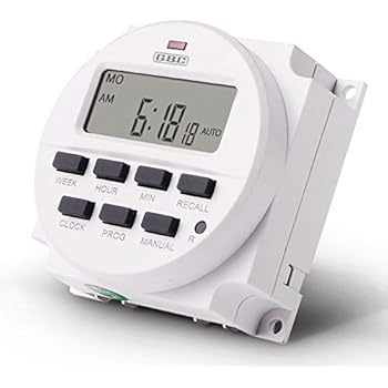 Timer Digitale LCD Programmabile AC 220-240V Interruttore Relè 16A Amp ...