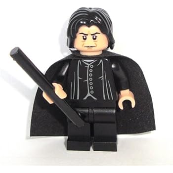 LEGO Harry Potter: Professor Snape Minifigure with Black Wand: Amazon ...