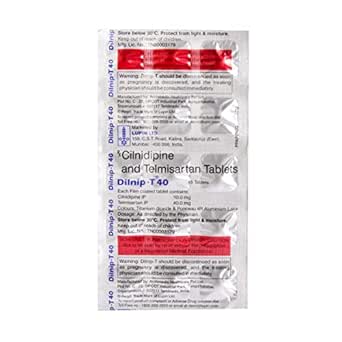 DILNIP-T 40 - Strip of 15 Tablets : Amazon.in: Health & Personal Care