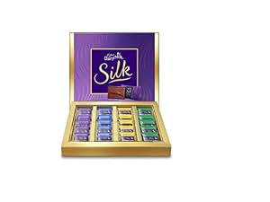 Cadbury Dairy Milk Silk Chocolate Gift Pack, Miniatures, 200g (Pack of ...
