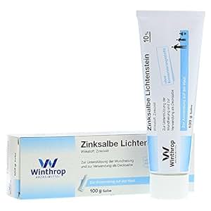 ZINKSALBE LICHTENSTEIN 100g Salbe PZN:3502133: Amazon.de: Drogerie ...