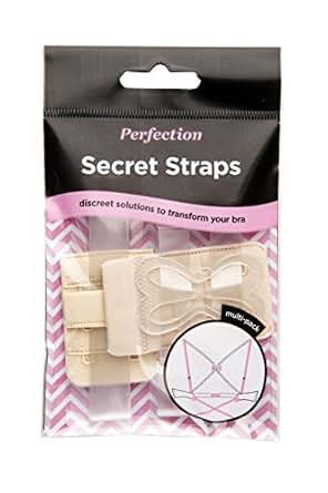 Perfection Secret Straps Essential Invisible Bra Strap Solutions, Clear ...