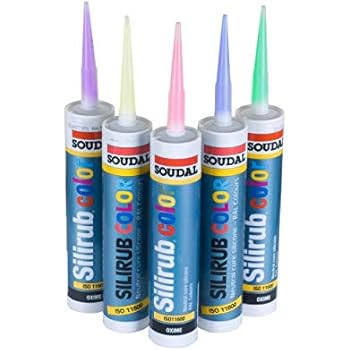 Sapphire Blue Silicone Mastic Caulk Sealant RAL 5003: Amazon.co.uk: DIY ...