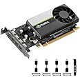 PNY Nvidia Quadro T1000 4GB GDDR6 Single-Slot Low Profile Graphics Card ...