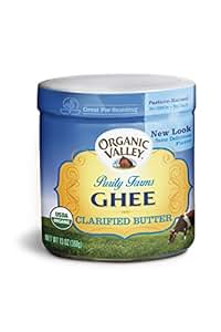 Organic Ghee Clarified Butter, 13 oz (368 g): Amazon.co.uk: Grocery