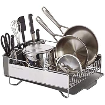 Sabatier Expandable Dish Rack with Soft Touch Coating: Amazon.co.uk ...