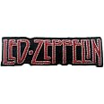 Led Zeppelin Red Patch Badge Embroidered Iron on Applique Patch ...