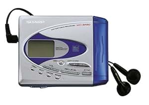 Sharp MiniDisc-SR 50 tragbarer MiniDisc-Player Silber: Amazon.de: Audio ...