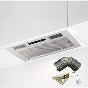 SIA UC52SI 52cm Under Cupboard Canopy Built In Cooker Hood Extractor ...
