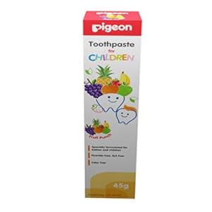 Pigeon Children Toothpaste, Fruit Punch, 45g: Amazon.in: Baby