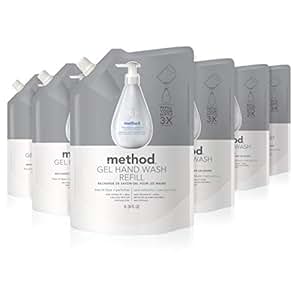 Method Gel Hand Wash Refill, Free & Clear, 34 Ounce (Pack Of 6): Amazon.co.uk: Beauty