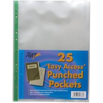 25 x Extra Strong A4 Plastic Wallets Premium + Glass Clear Poly Pockets ...