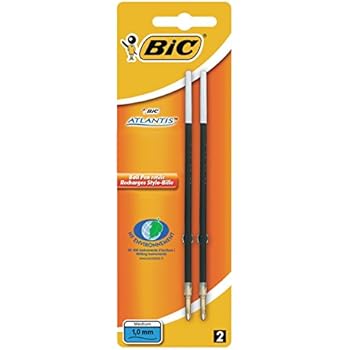 BIC Ballpoint Pen Refill BIC® 4 Colours, Indelible, 0.32 mm Black ...