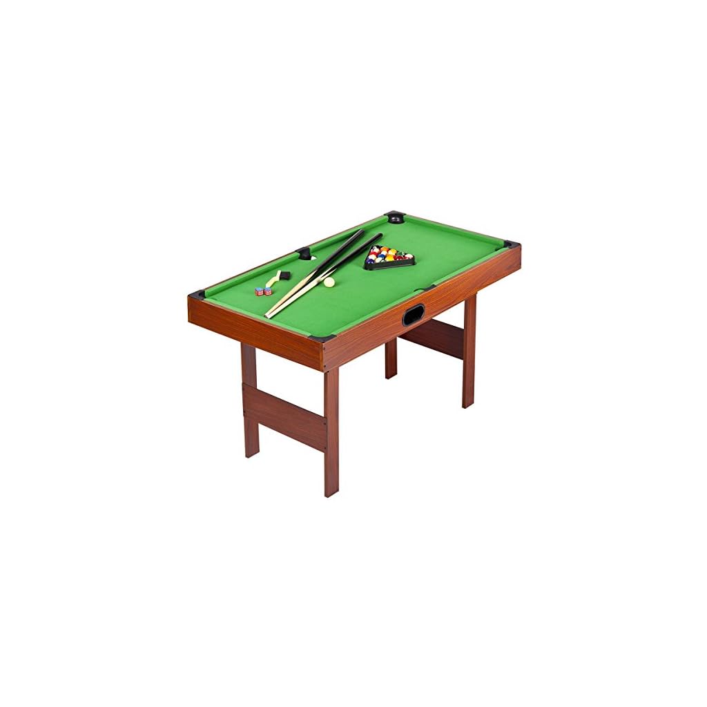 Super Big Children’s Kids Wooden Portable Pool Table by Leomark Classic ...