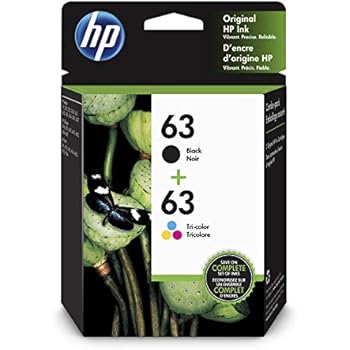 HP 63 2-pack Black/Tri-color Original Ink Cartridges cartouche d'encre ...