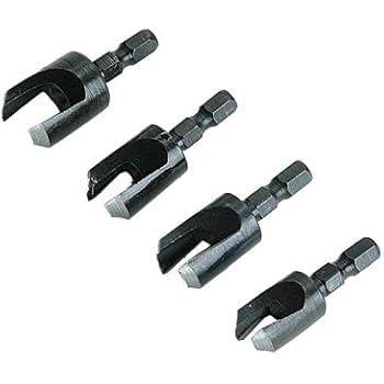 8 PIECE WOOD PLUG CUTTER SET IN CASE: Amazon.co.uk: DIY & Tools