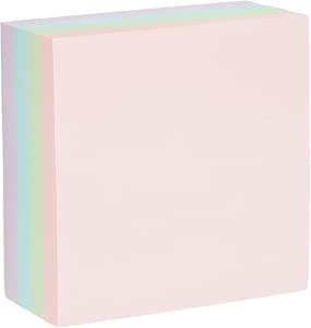 Q-CONNECT 76 x 76 mm Quick Note Cube Pastel : Amazon.co.uk: Stationery ...