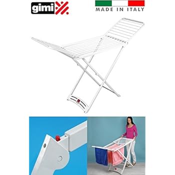 Gimi Perla Stendibiancheria da Pavimento, Stendino a Cavalletto, con ...