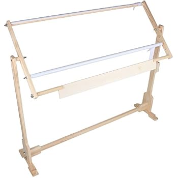 Adjustable Cross Stitch Floor Stand, Wooden Frame Embroidery Cross ...