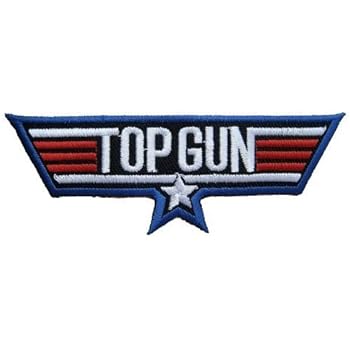 Topgun Call Sign Patches ICEMAN & Goose Top gun Badges Iron On or Sew ...