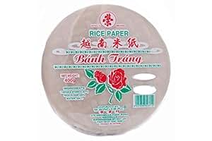 Rice Paper (Spring Roll Wrappers) 22cm 400g by Banh Trang: Amazon.co.uk ...