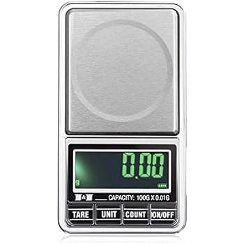 Smart Weigh Digital Pocket Scale 100 x 0.01g - Black: Amazon.co.uk: Kitchen & Home
