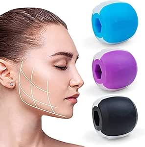 Spefez Jawline Exerciser Tool Men & Women, Double Chin Reducer for ...