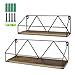 Love-KANKEI Rustic Shelves, Decorative Wall Shelf Set of 3, Floating ...