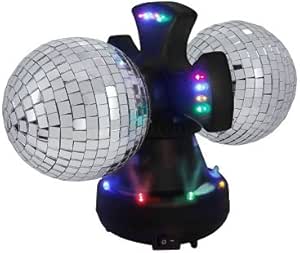 Disco Ball Twin Rotating LED : Amazon.co.uk: Toys & Games