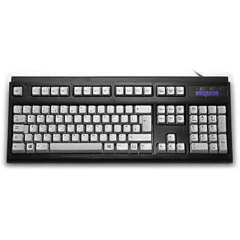 Unicomp Model M PC 122 Black 5250 Buckling Spring USB Keyboard: Amazon ...