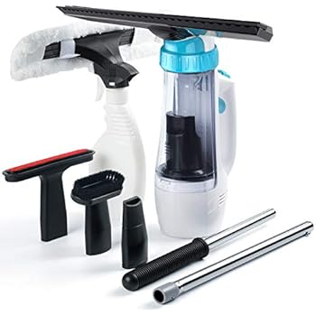 BESTEK Telescopic Window Cleaner, Cordless Window Cleaner, Window Vac ...
