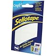 Sellotape Sticky Fixers 3798, double sided foam pads, 12x25mm, PACK of ...