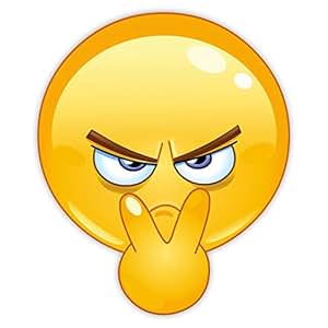 Smiley-Aufkleber See You XXL I 50 cm - gelb I Sticker lustig I Fun ...