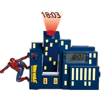 Spiderman Alarm Clock With Projector: Amazon.co.uk: Toys & Games