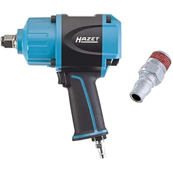 Hazet 9012EL-SPC Druckluft-Schlagschrauber, max. Lösemoment 1700 Nm, Vierkant 12,5 mm (1/2 Zoll ...
